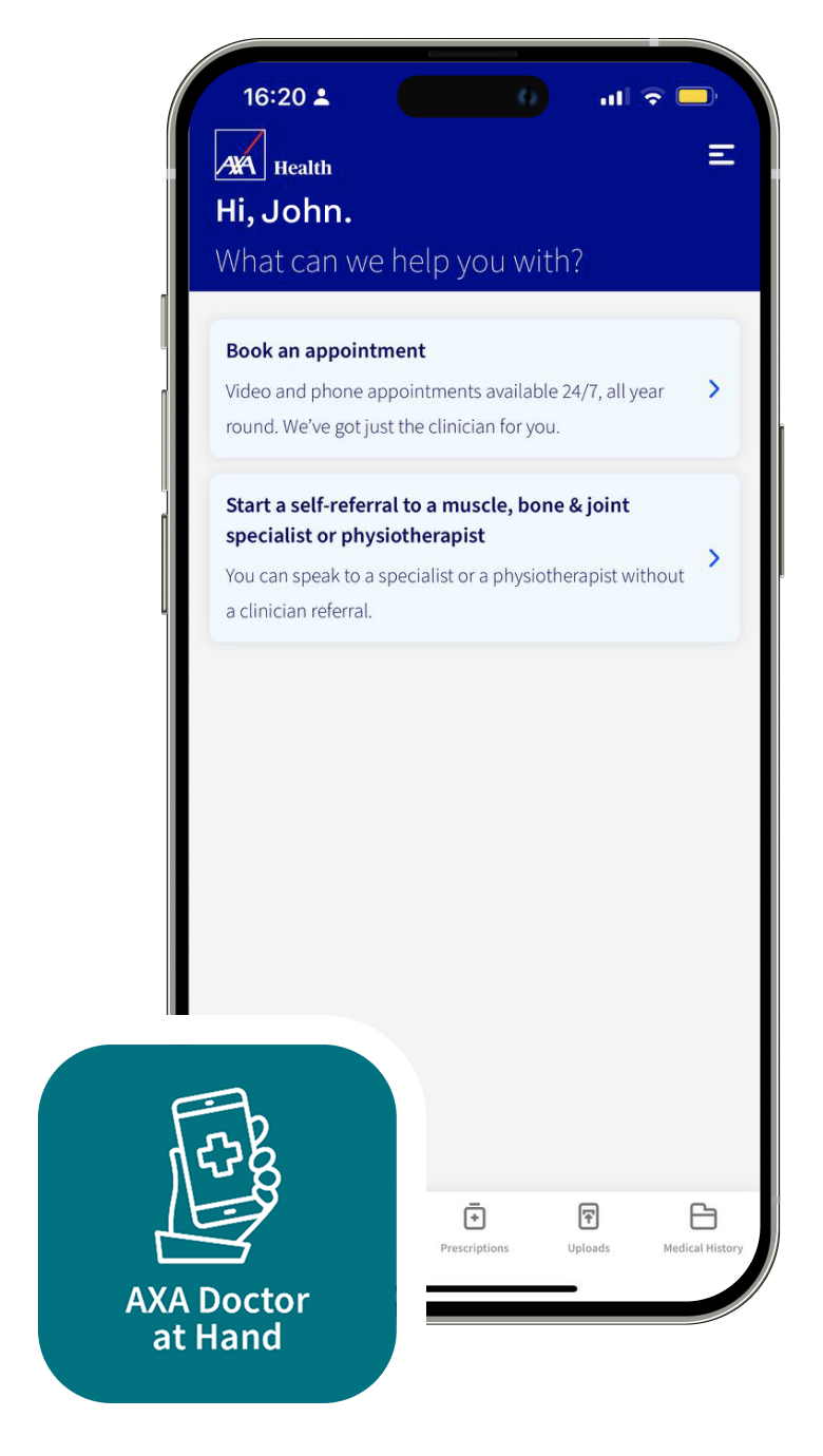 Doctor Care Anywhere | Mobile Apps AXA Doctor at Hand